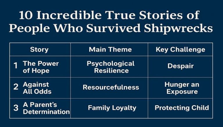 10 Unbelievable Shipwreck Survival Stories That Prove the Power of ...